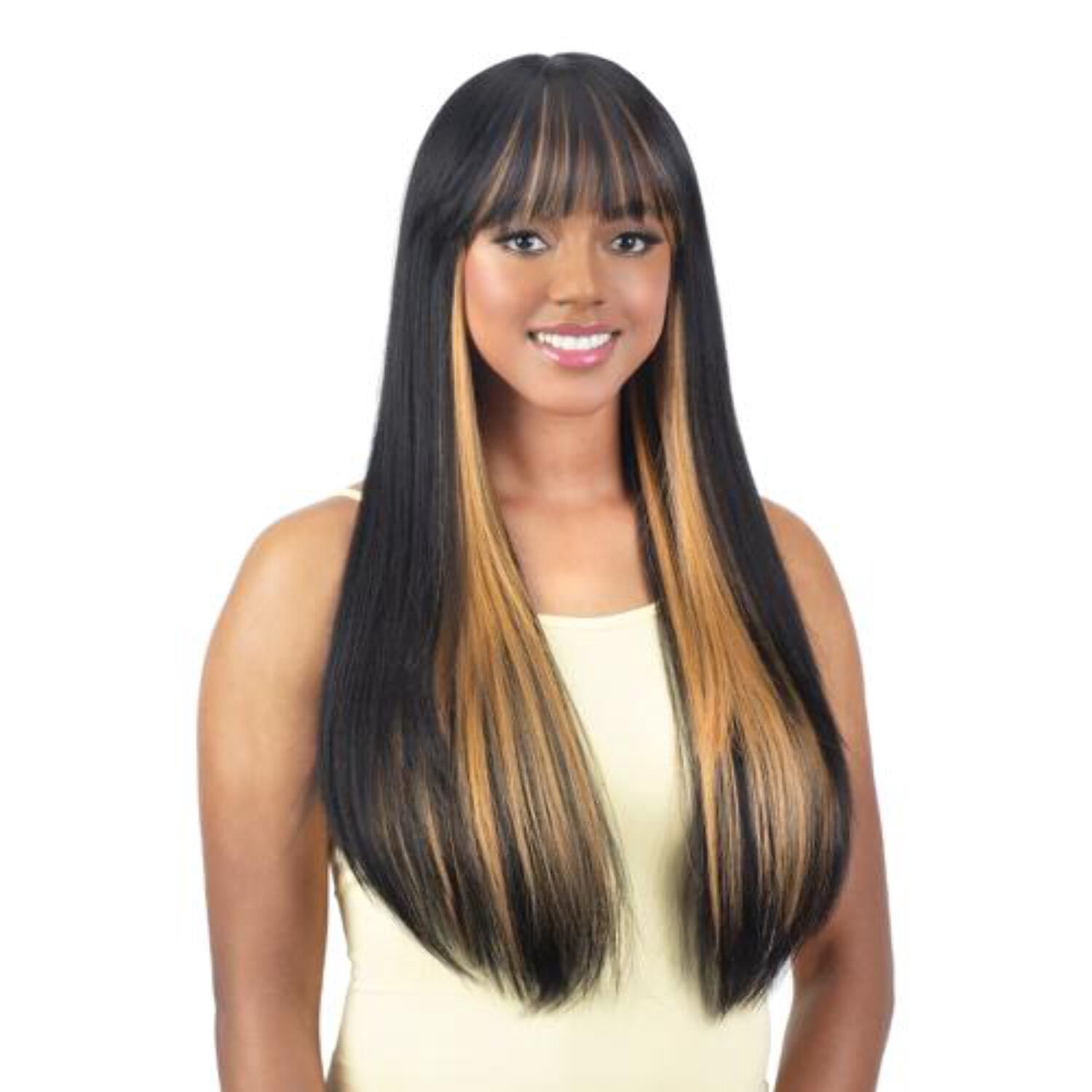 Mayde Beauty Mocha Series 100% Human Hair Blend Wig- Divine - Walmart.com