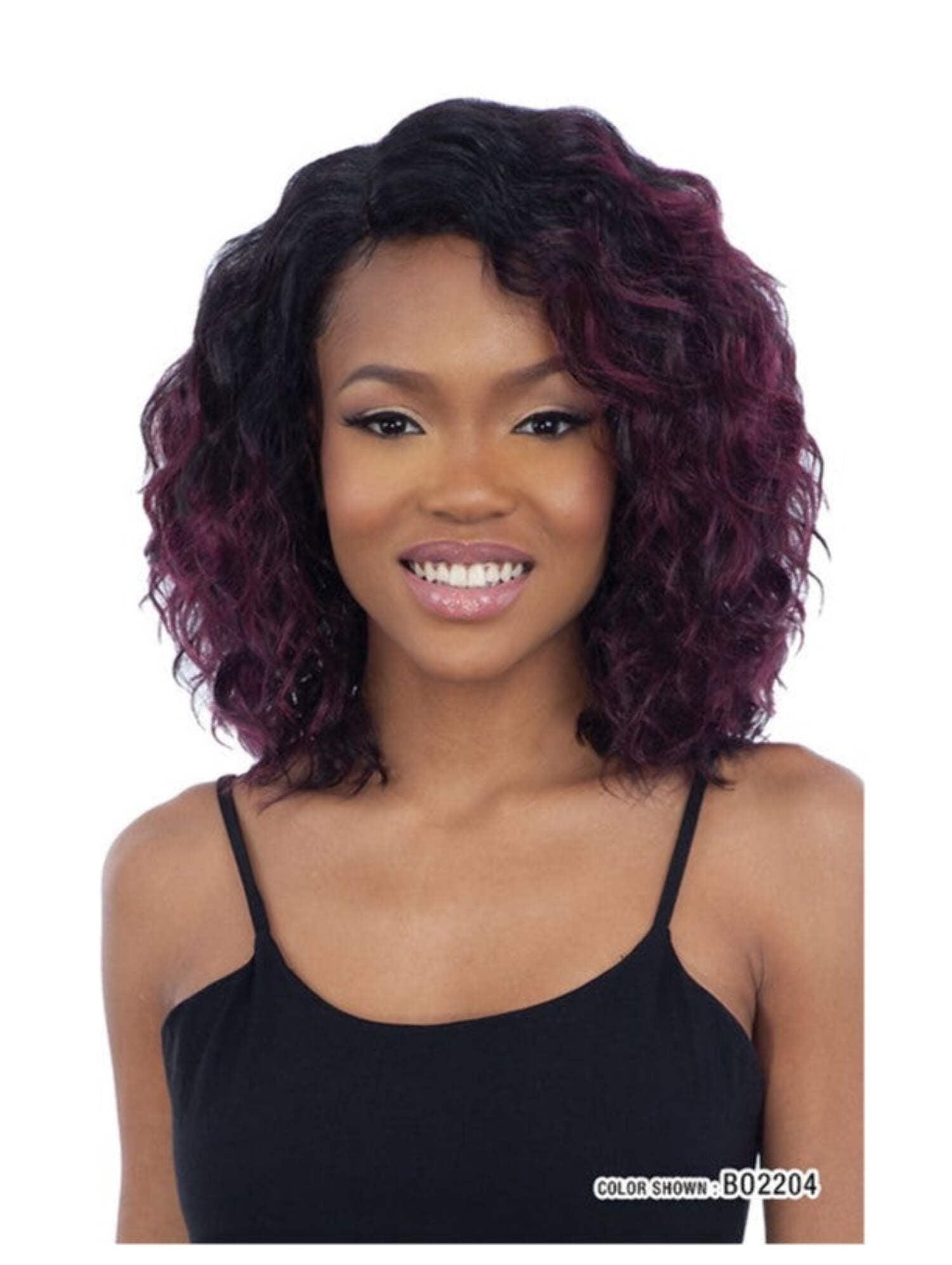 Mayde Beauty Wig Invisible 5" Deep Hand-Tied Lace Part Becca (BO2204 ...