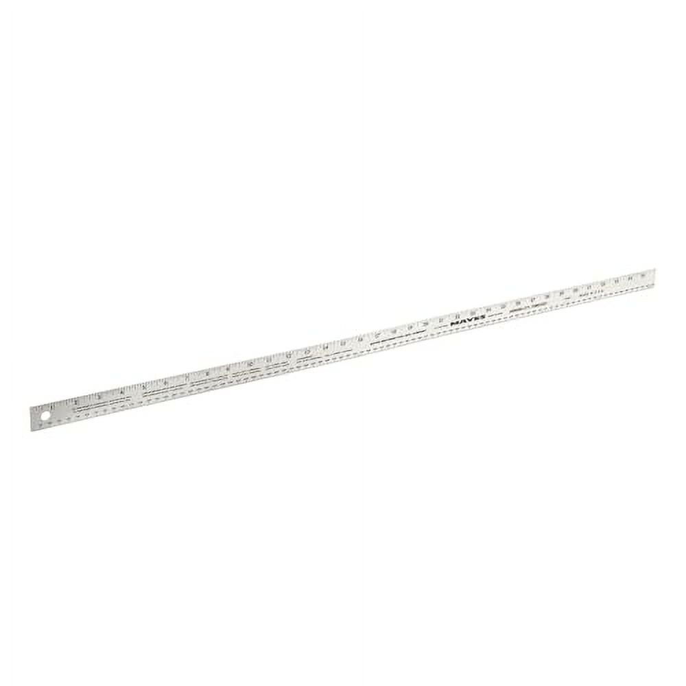 Mayes 10189 Yard Stick 36 Inch, Precision Straight Edge Ruler, Metal ...