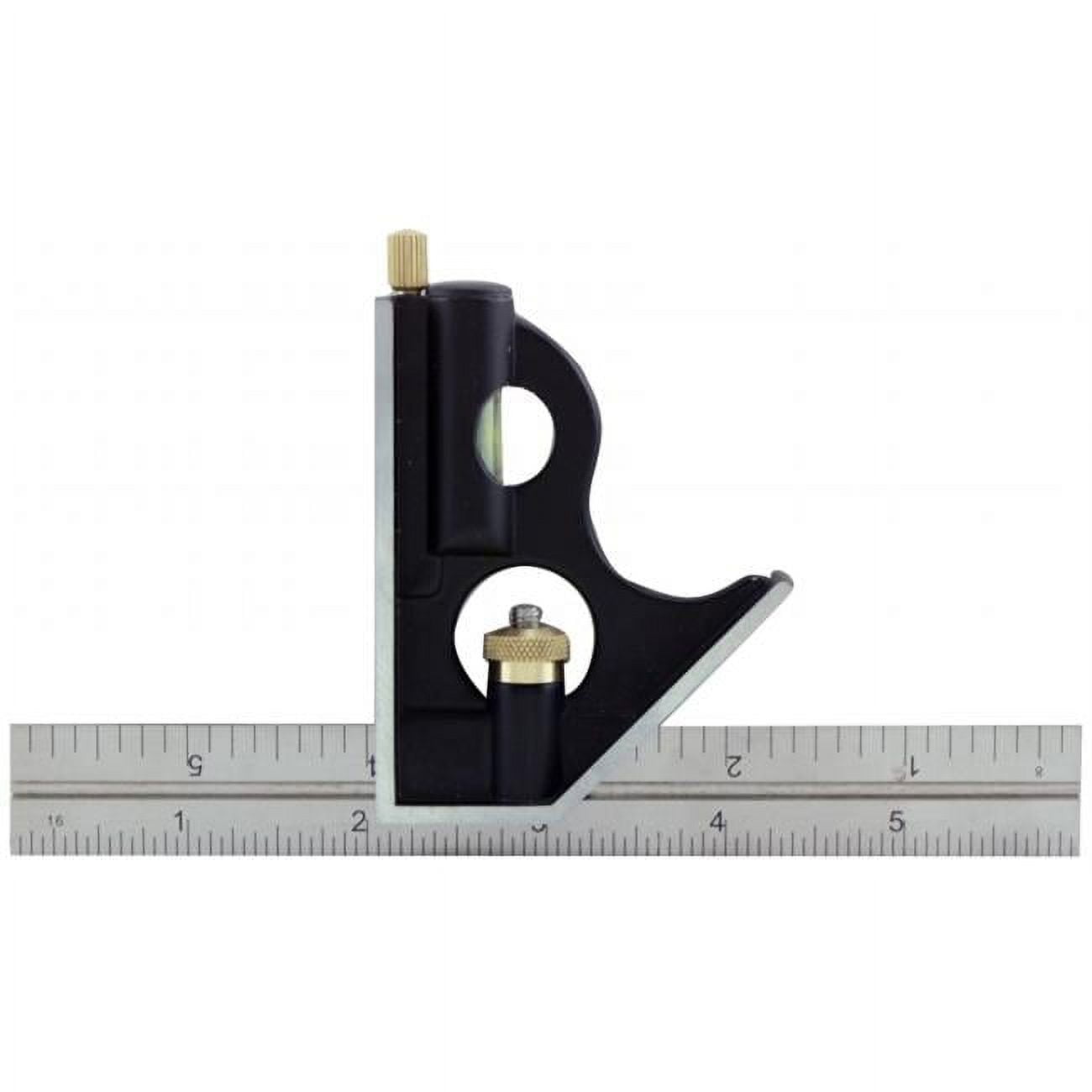 Mayes 6 in. L Die Cast Zinc/Stainless Steel Combination Square ...