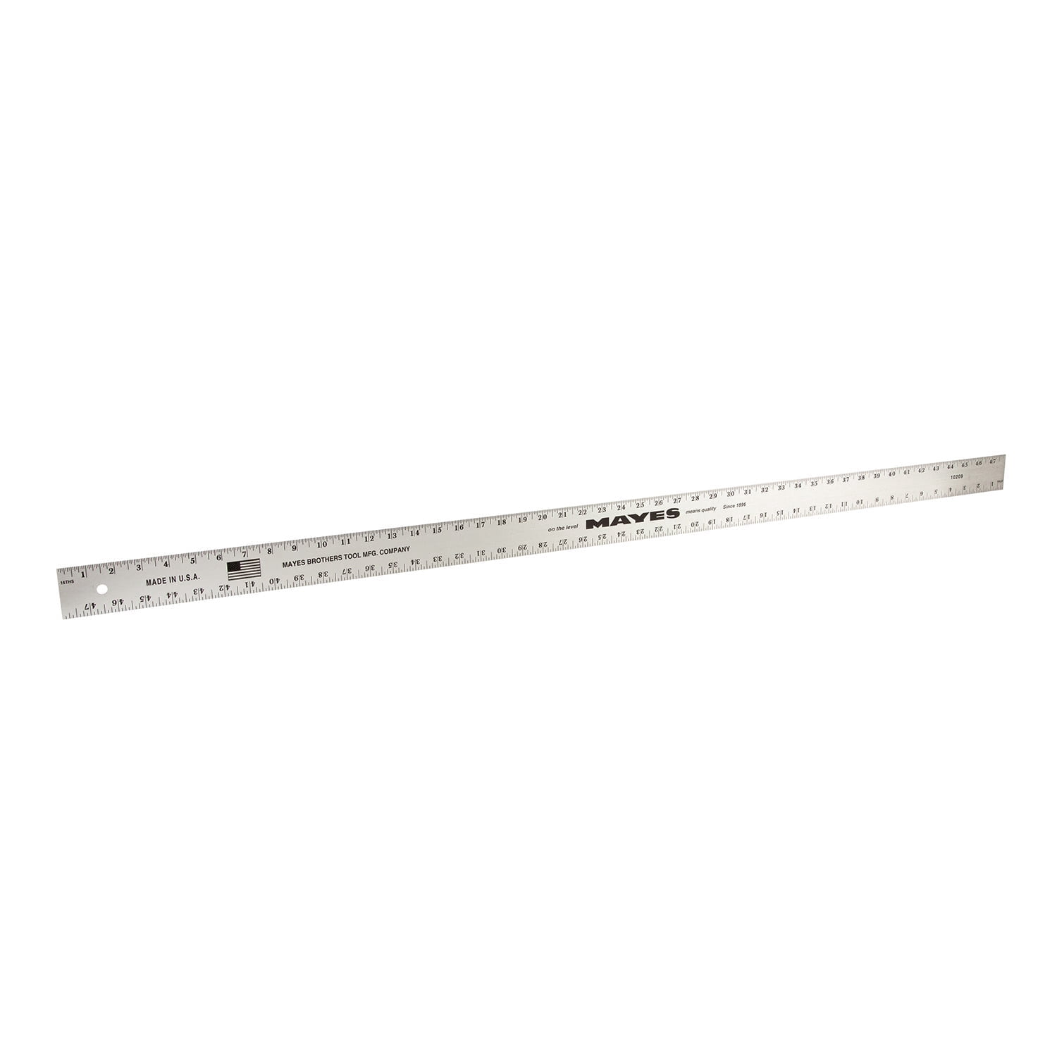 Mayes Metal Straight Edge Ruler, 48 in, Silver - Walmart.com