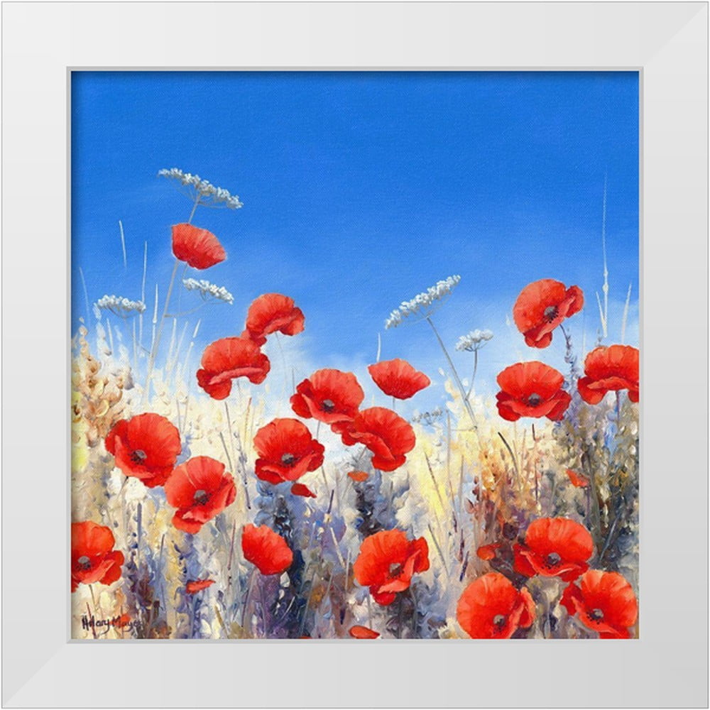 Mayes, Hilary 20x20 White Modern Wood Framed Museum Art Print Titled ...