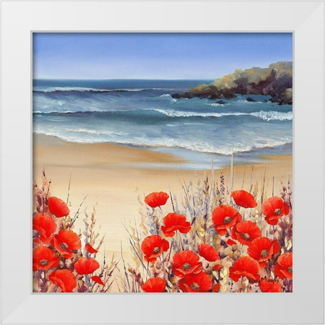 Mayes, Hilary 26x26 White Modern Wood Framed Museum Art Print Titled ...