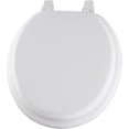 Bemis Basic Soft Toilet Seat - Round, White — Residential Use, Standard ...