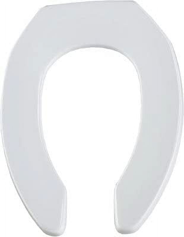 Mayfair 1955CT Duraloy Open Elongated Toilet Seat - Walmart.com
