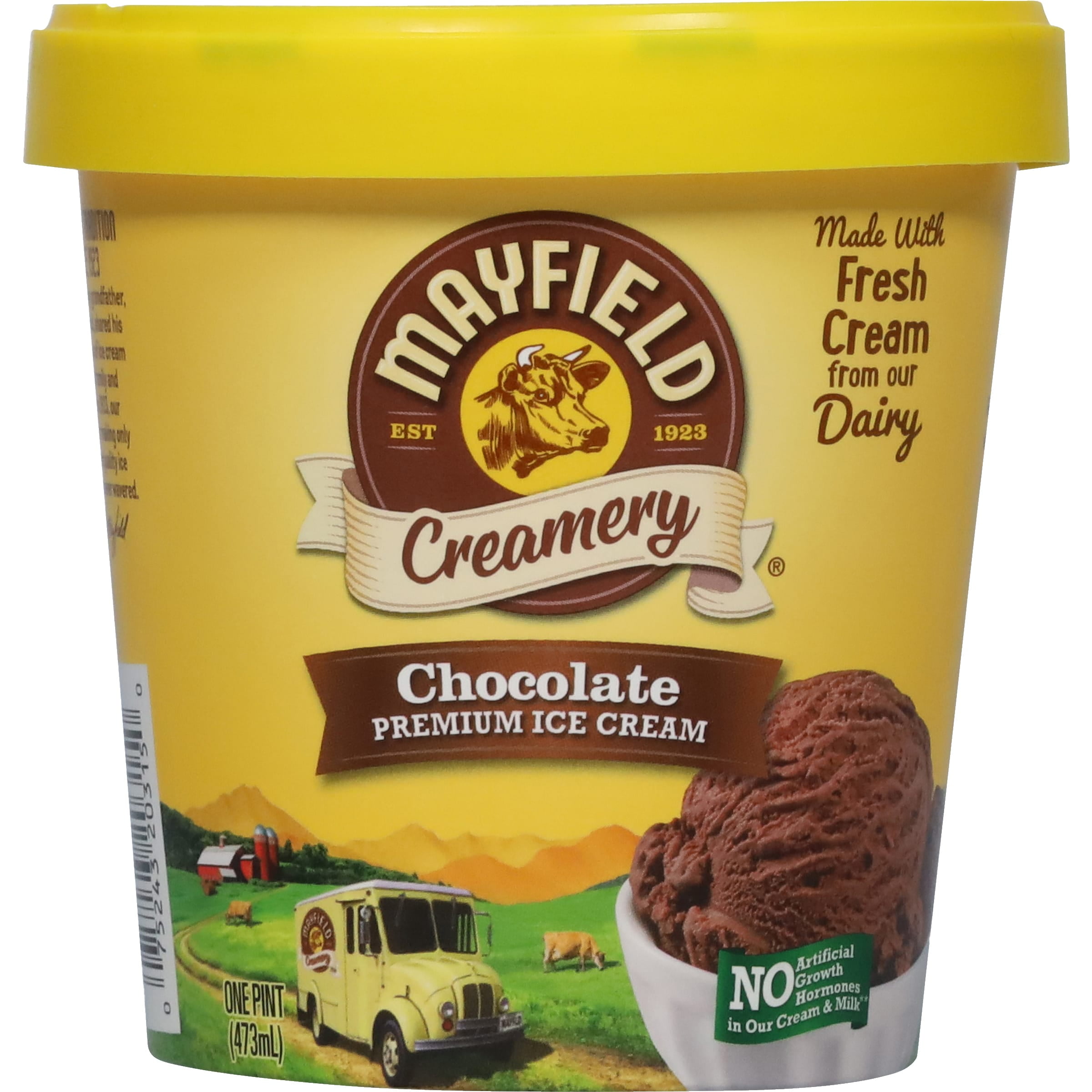 Mayfield Creamery Premium Chocolate Ice Cream 1 Pt