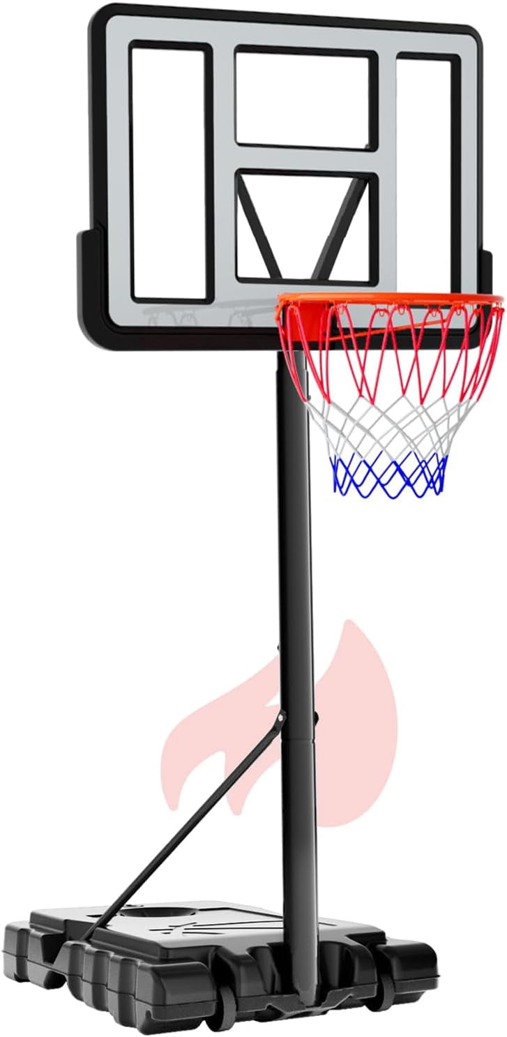 Mayfire Basketball Hoop Height Adjustable 4.8-10ft: Portable Outdoor ...