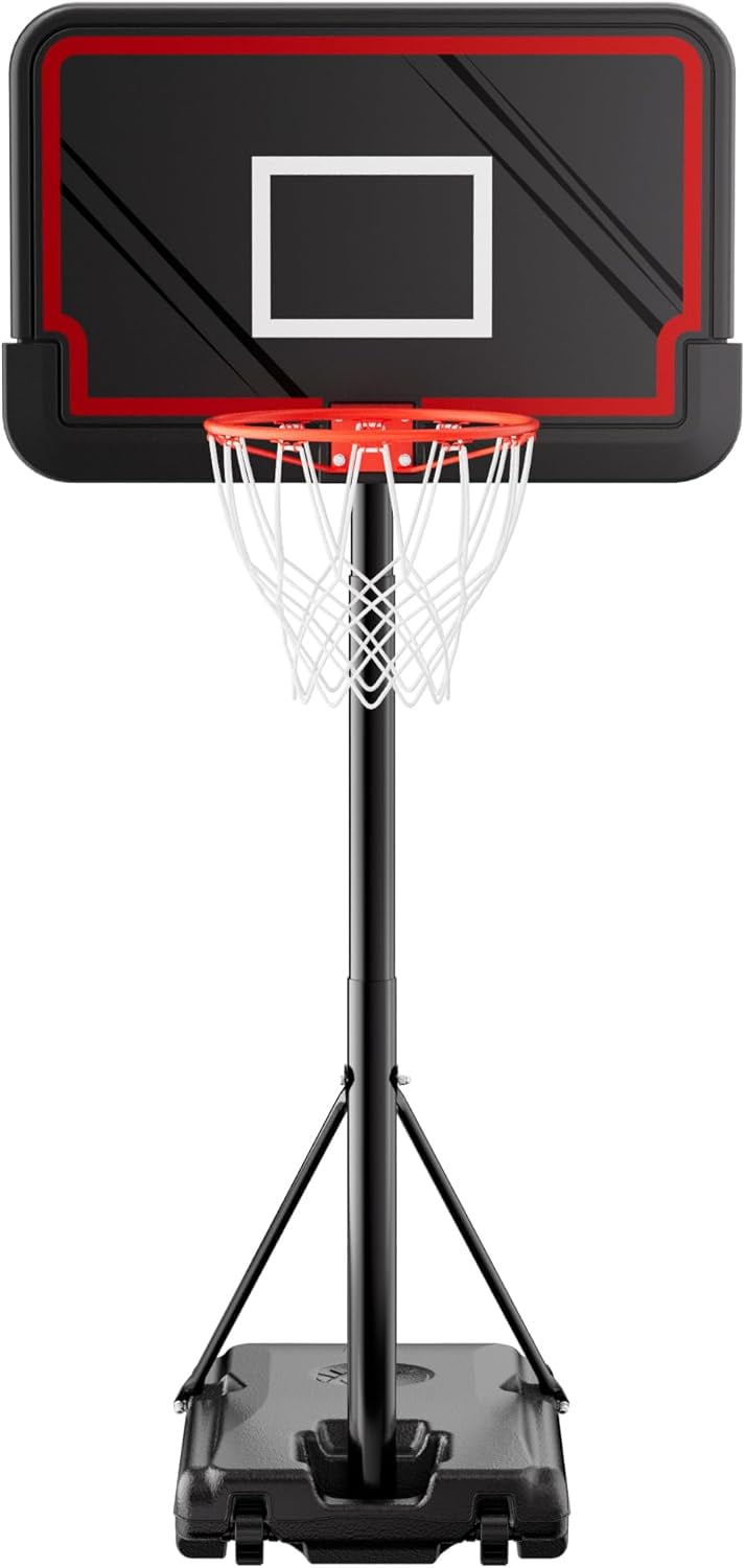 Mayfire Basketball Hoop Height Adjustable 4.8-10ft: Portable Outdoor ...