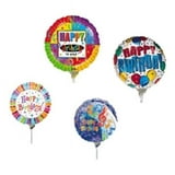 Mayflower Balloons 9 Inch Pre-Pack Birthday - Assorted - Walmart.com