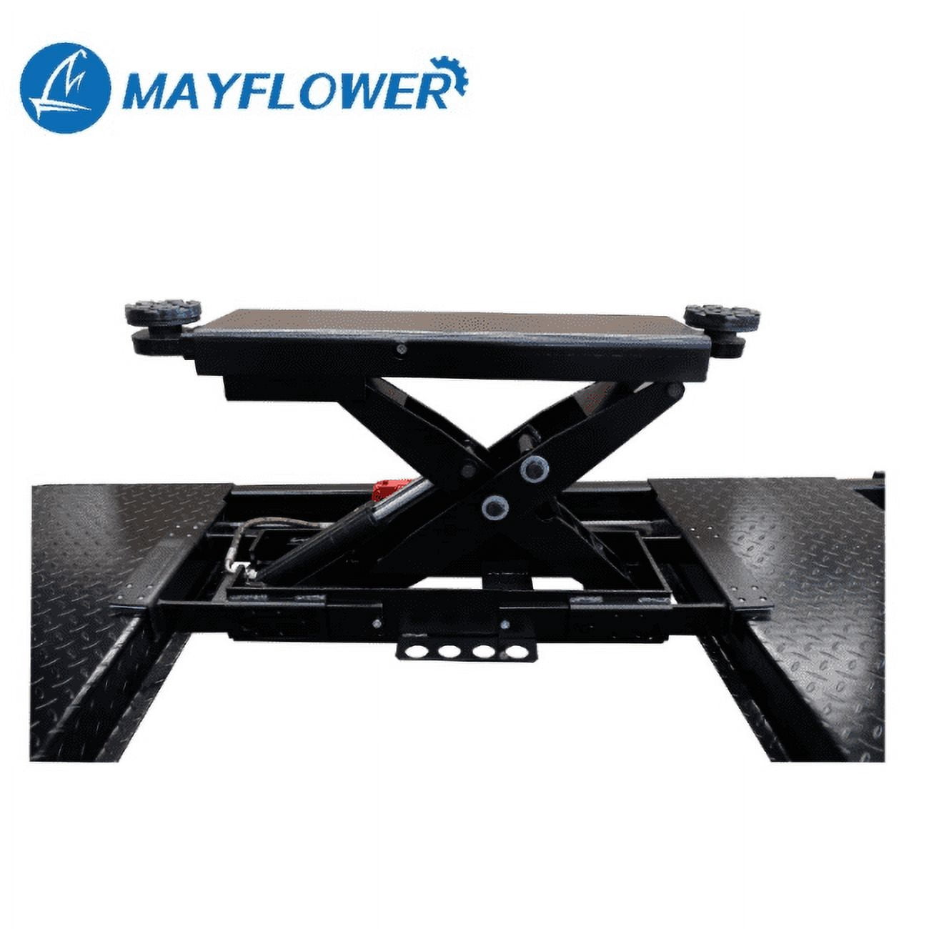 Mayflower Blacksmith Four Post Lift Sliding Jack Bridge Jack 5500 lbs ...