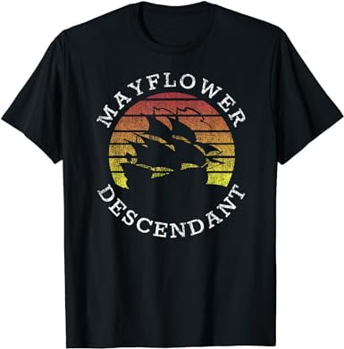 Mayflower Descendant T-Shirt - Walmart.com