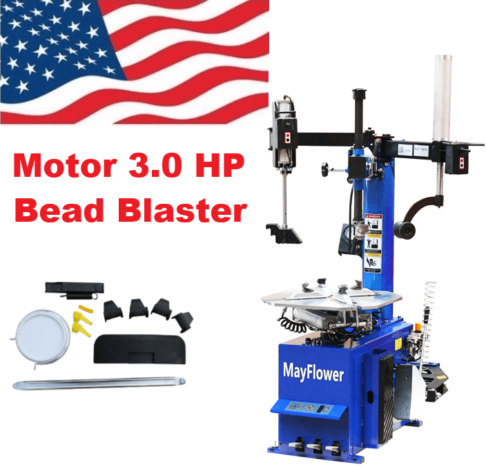 Share 3.0 HP Heavy Duty New Double Assist Arms Tire Changer Wheel ...