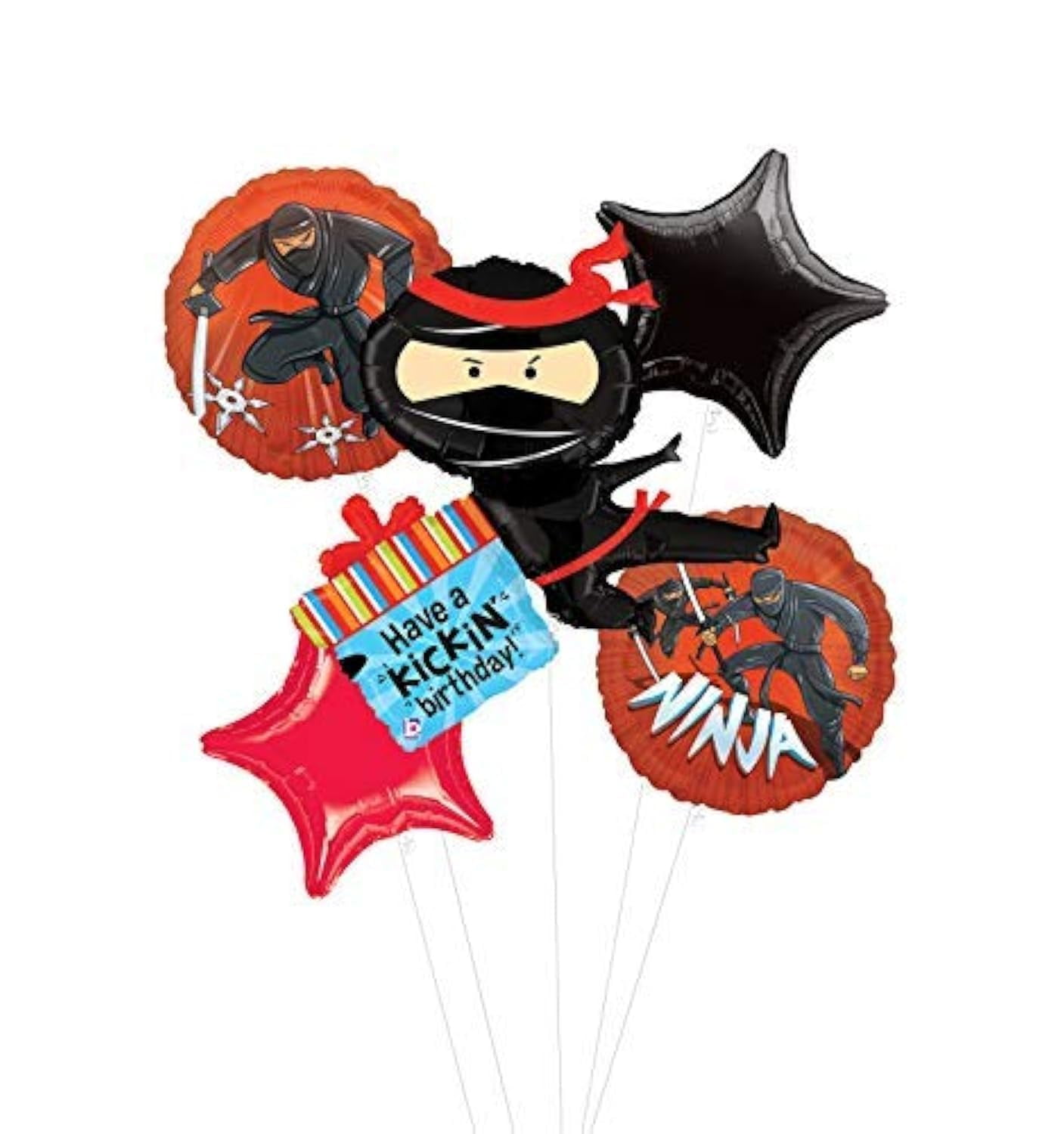 Mayflower Ninja Birthday CORNET Party Supplies Have A Happy Kickin ...