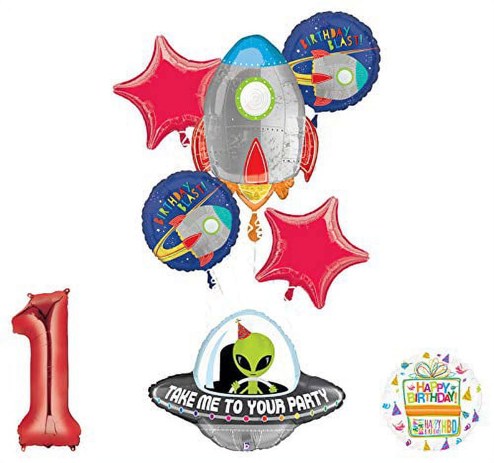 Mayflower Products Blast Off Space Alien 1st Birthday Party Supplies ...