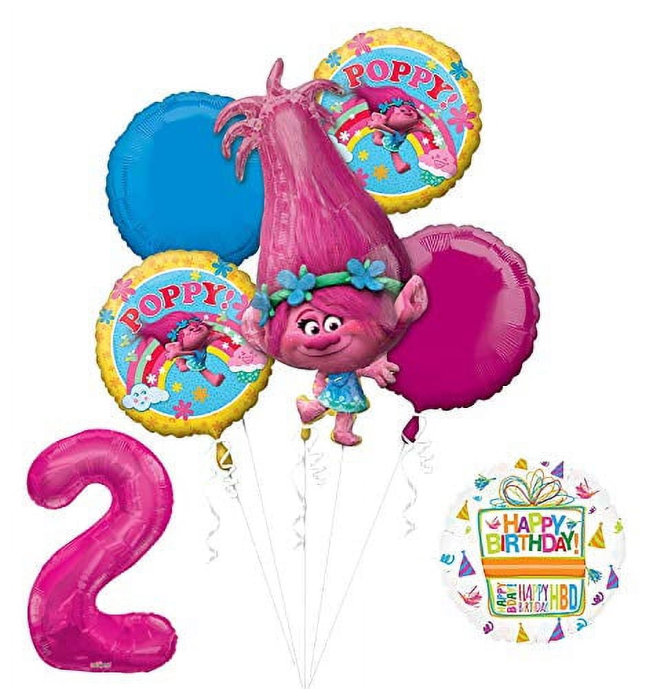 Mayflower Products NEW TROLLS POPPY 2nd Birthday Party Supplies And ...