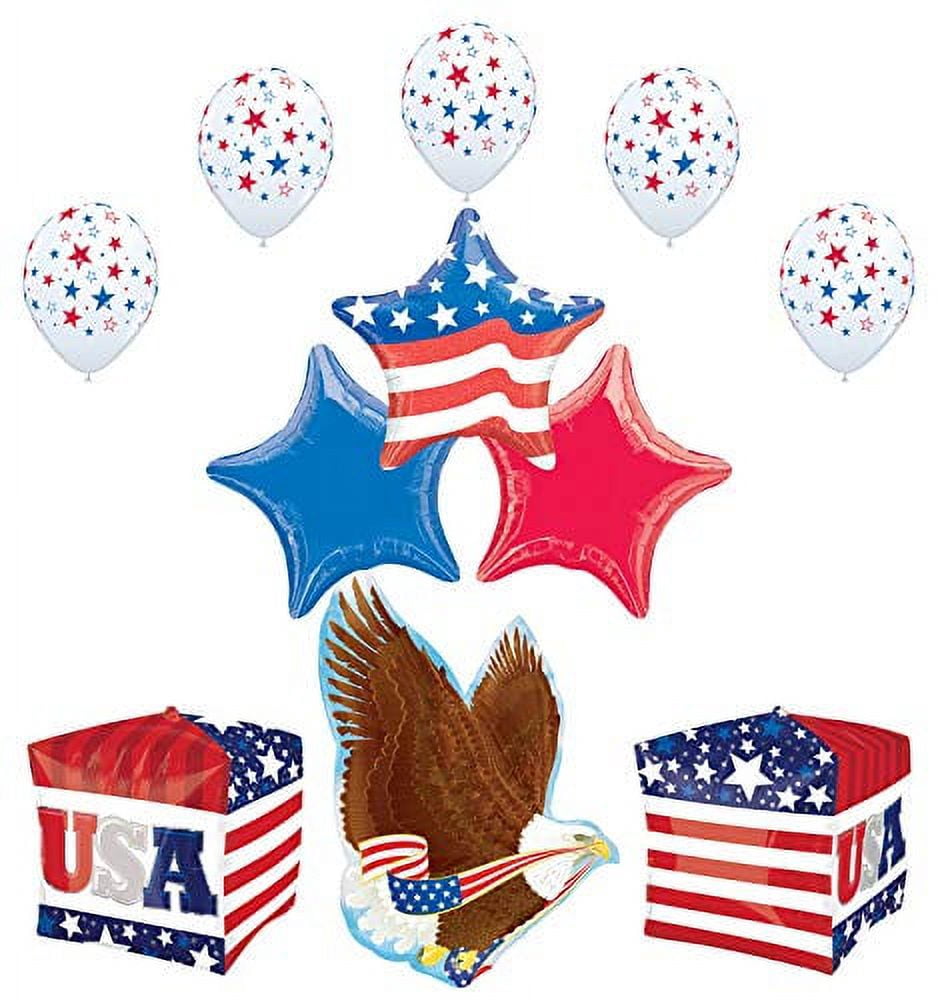 Mayflower Products Patriotic Party Supplies 4th of July USA Eagle Stars ...
