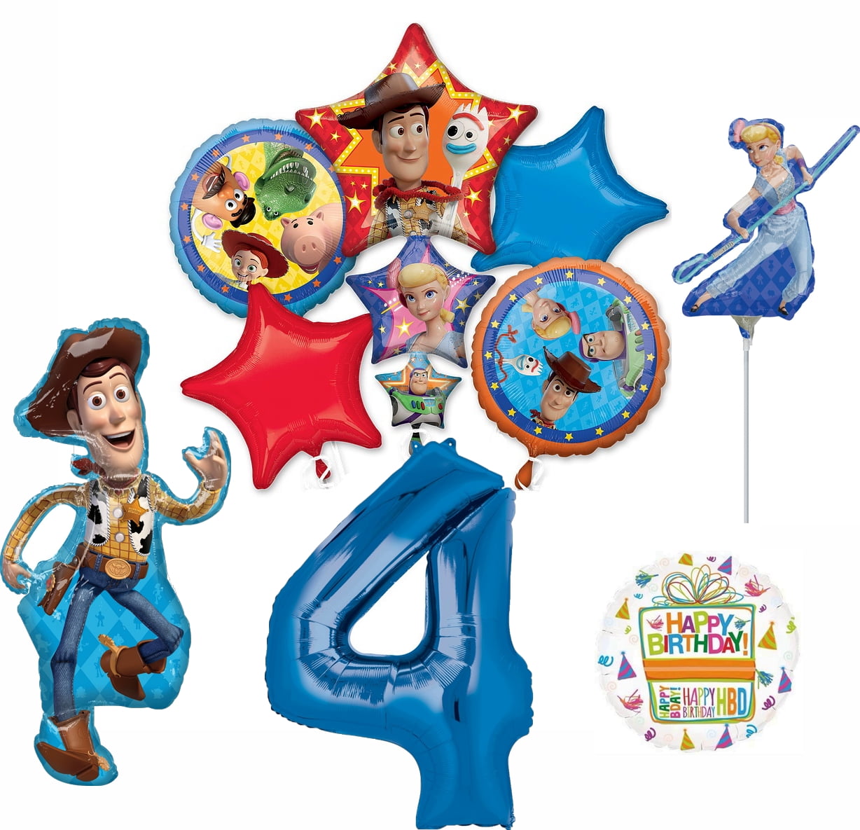 Mayflower Products Toy Story Party Supplies Woody and Friends 4th ...