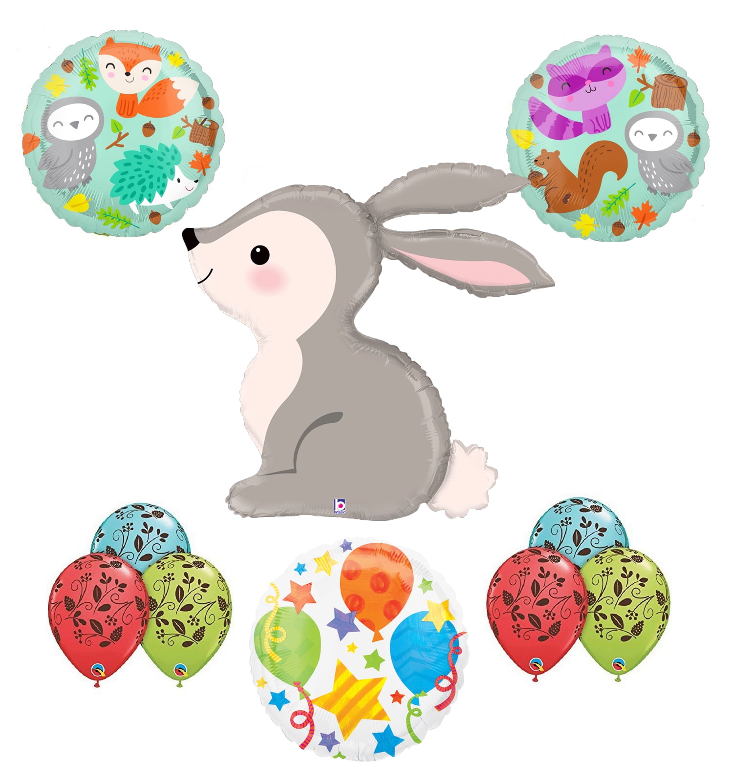 Mayflower Products Woodland Creatures Birthday Party Supplies Baby ...