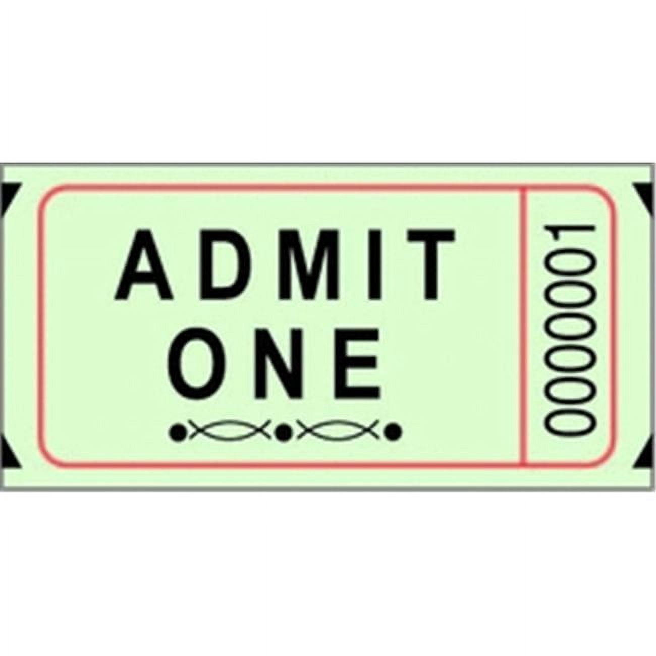 Mayflower Single Ticket Rolls - Green - Walmart.com