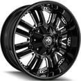 Mayhem Assault-8070 18X9 5X114.3/5X127 18Et 87Cb Black - Walmart.com