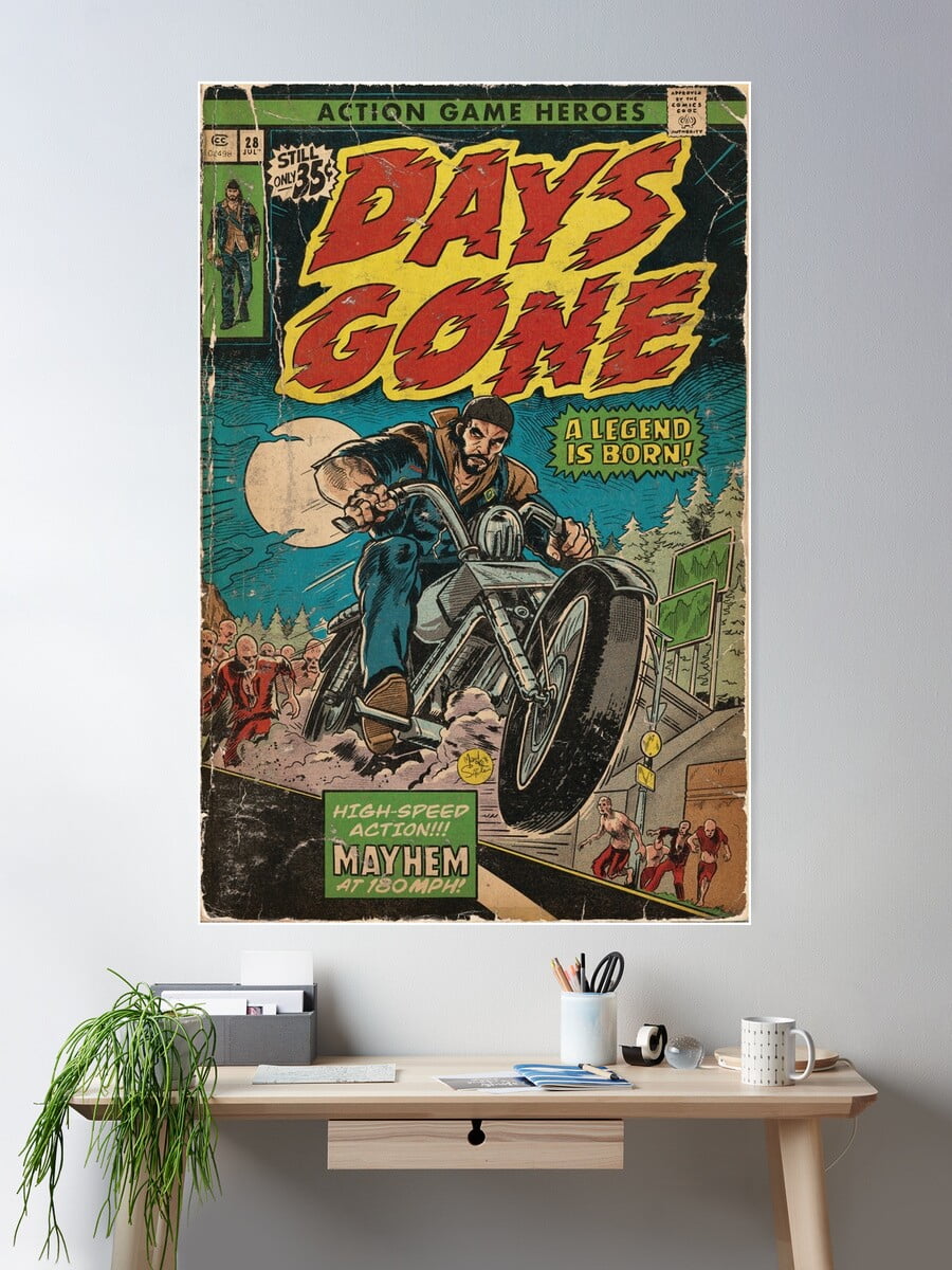 Mayhem At 180Mph! Fan Art Comic Cover Poster Wall Art, Modern Wall ...