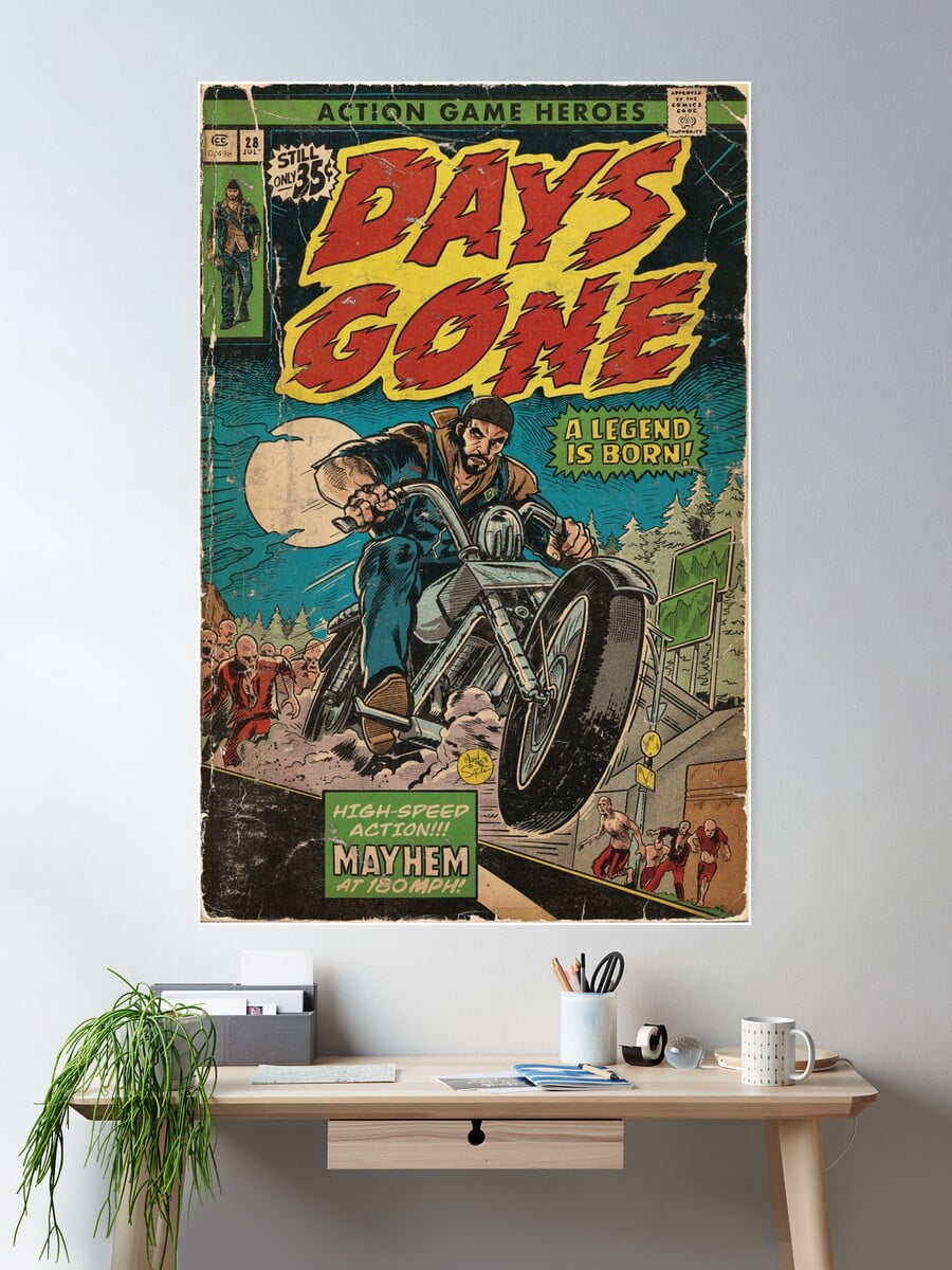 Mayhem At 180Mph! Fan Art Comic Cover Poster Wall Art, Modern Wall ...