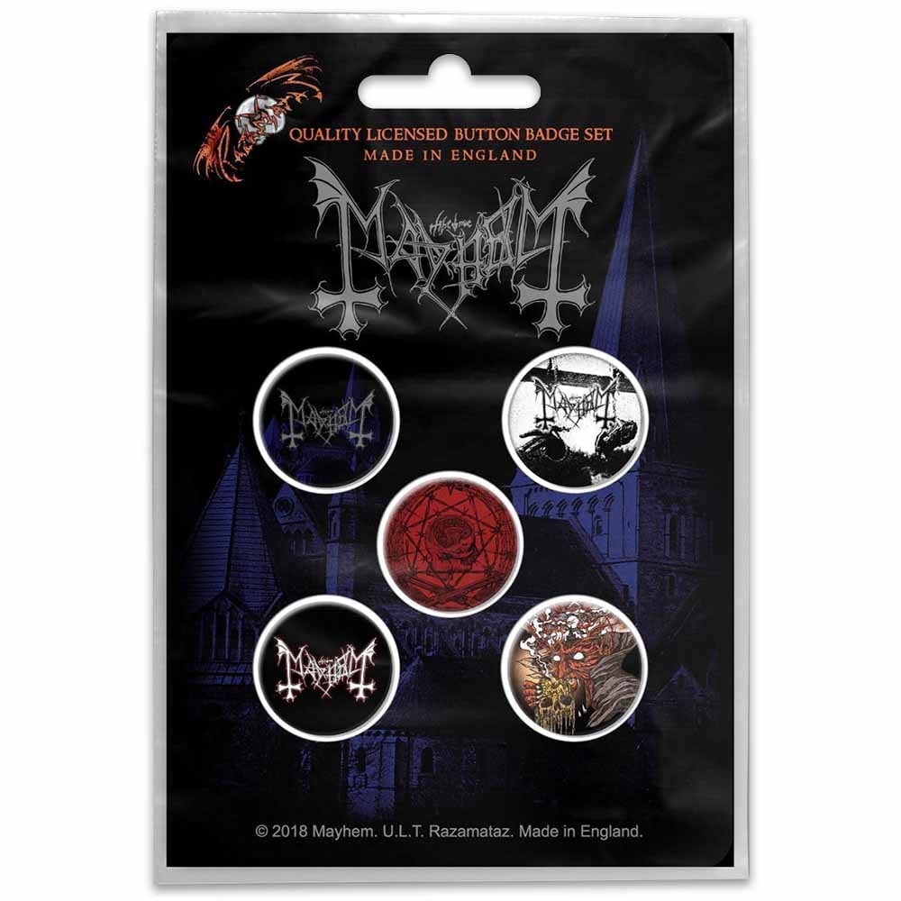 Mayhem Button Badge Set (Set of 5) - Walmart.com