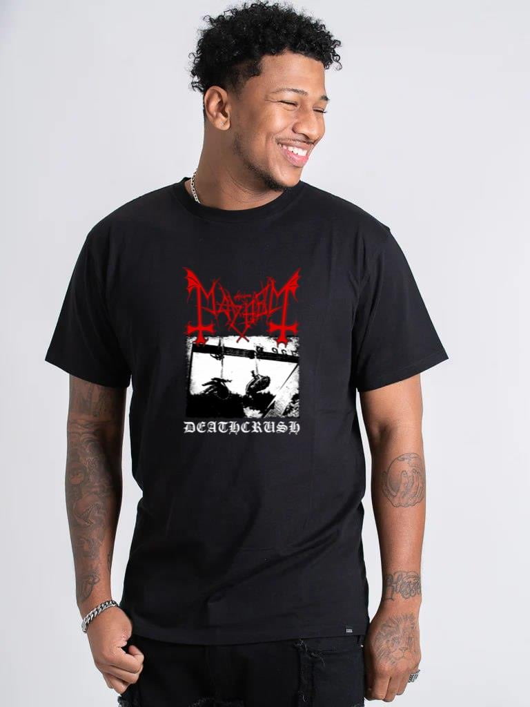 Mayhem Deathcrush Euronymous Dead Varg T-Shirt, for men & women, up to size 5XL. - Walmart.com