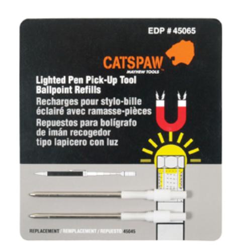 Mayhew 45065 Cats Paw Lighted Pen Pick-up Tool Ballpoint Refills ...
