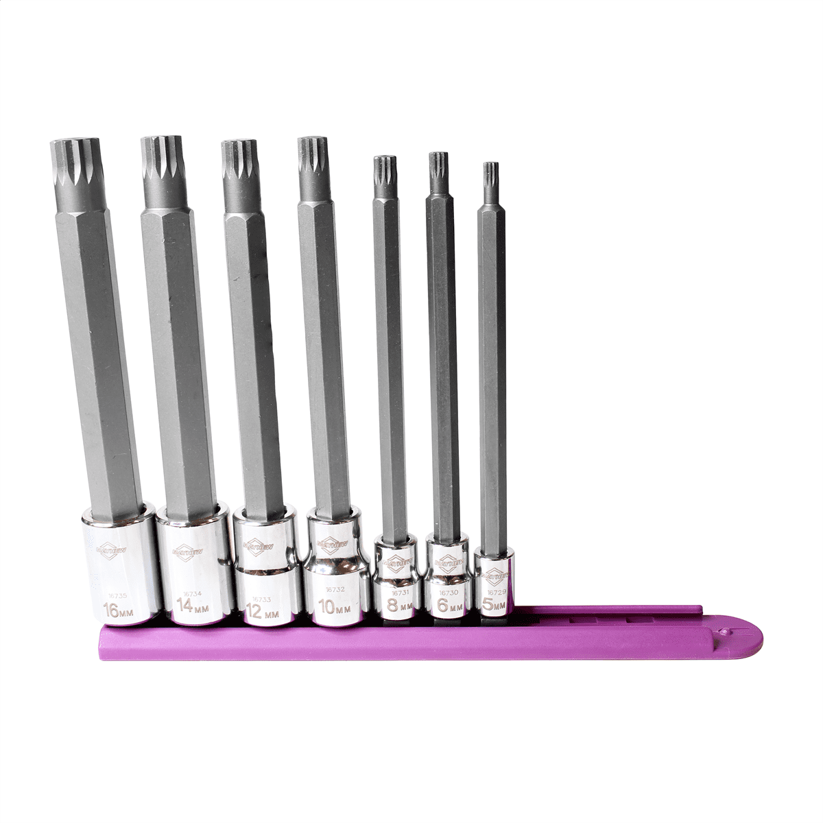 Mayhew Buy 16047 7 PC Triple Square Long Insert Socket Bit Set and ...