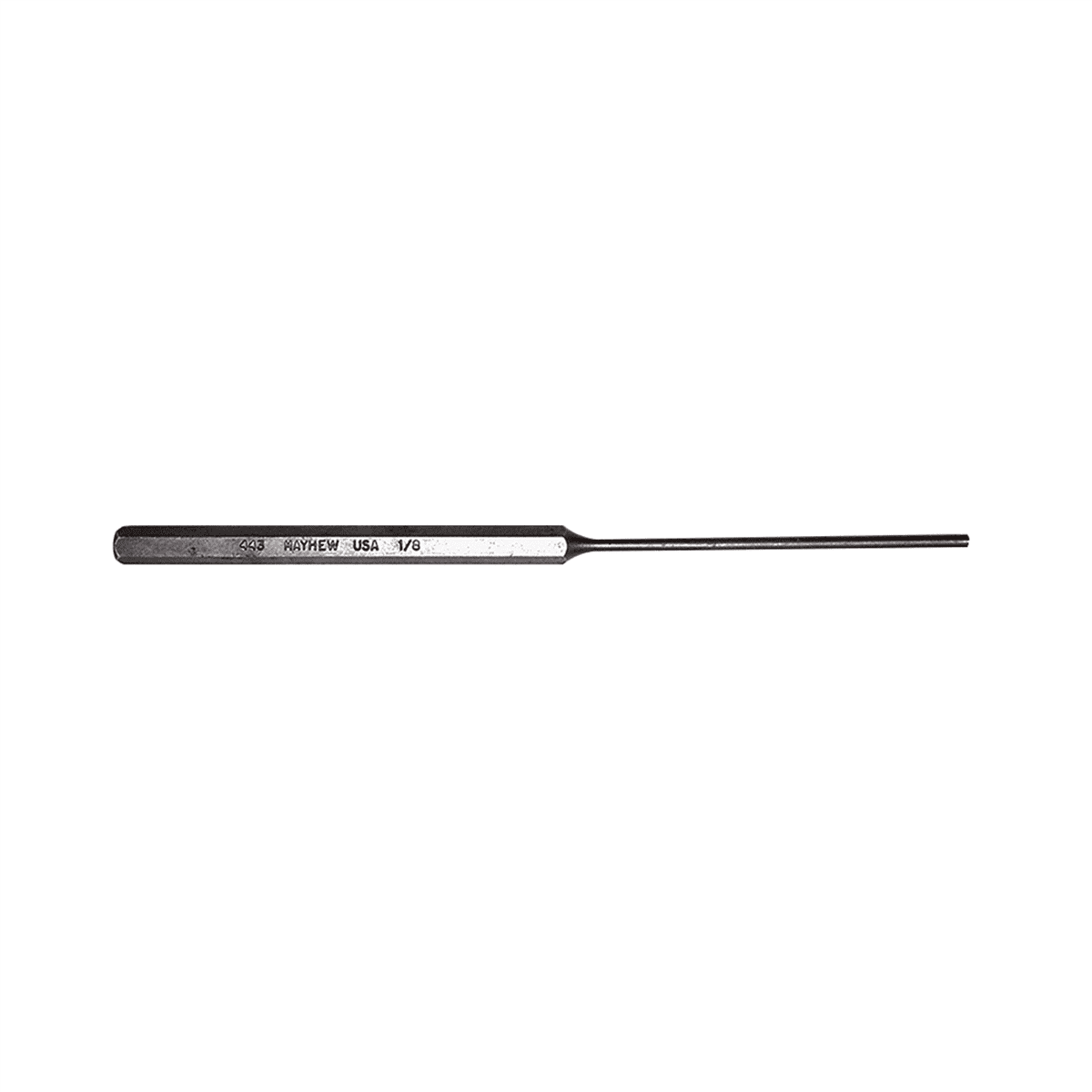 Mayhew EXTRA LONG FULL FINISH PIN PUNCH, 1/8" - Walmart.com