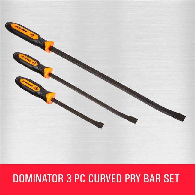 Mayhew MH14112 12 in. Angled Tip Red Dominator Curved Pry Bar - Walmart.com