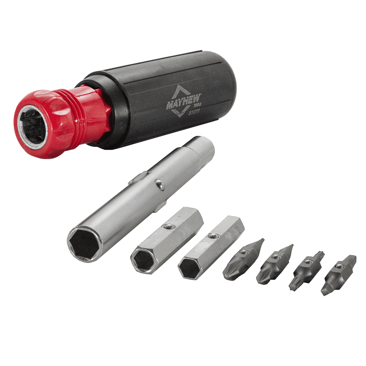 Mayhew Mayhew Tools 11-in-1 Multi-Bit Screwdriver, Carded - Walmart ...