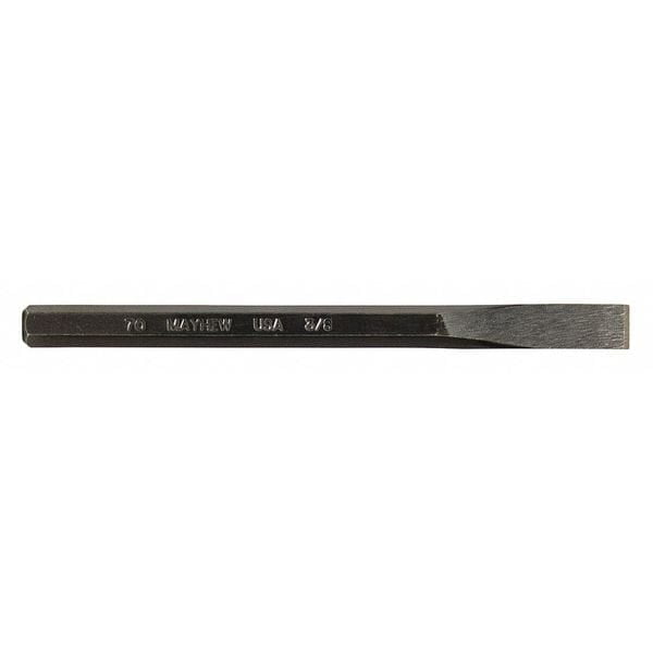 Mayhew Pro Cold Chisel,3/8 in. x 5-1/4 in.,Steel,BO 10202MAY - Walmart.com