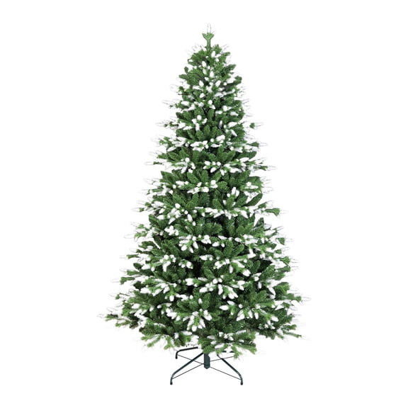 Mayhihi 6 ft Christmas Tree, Prelit Green Fir Premium Artificial Tree ...