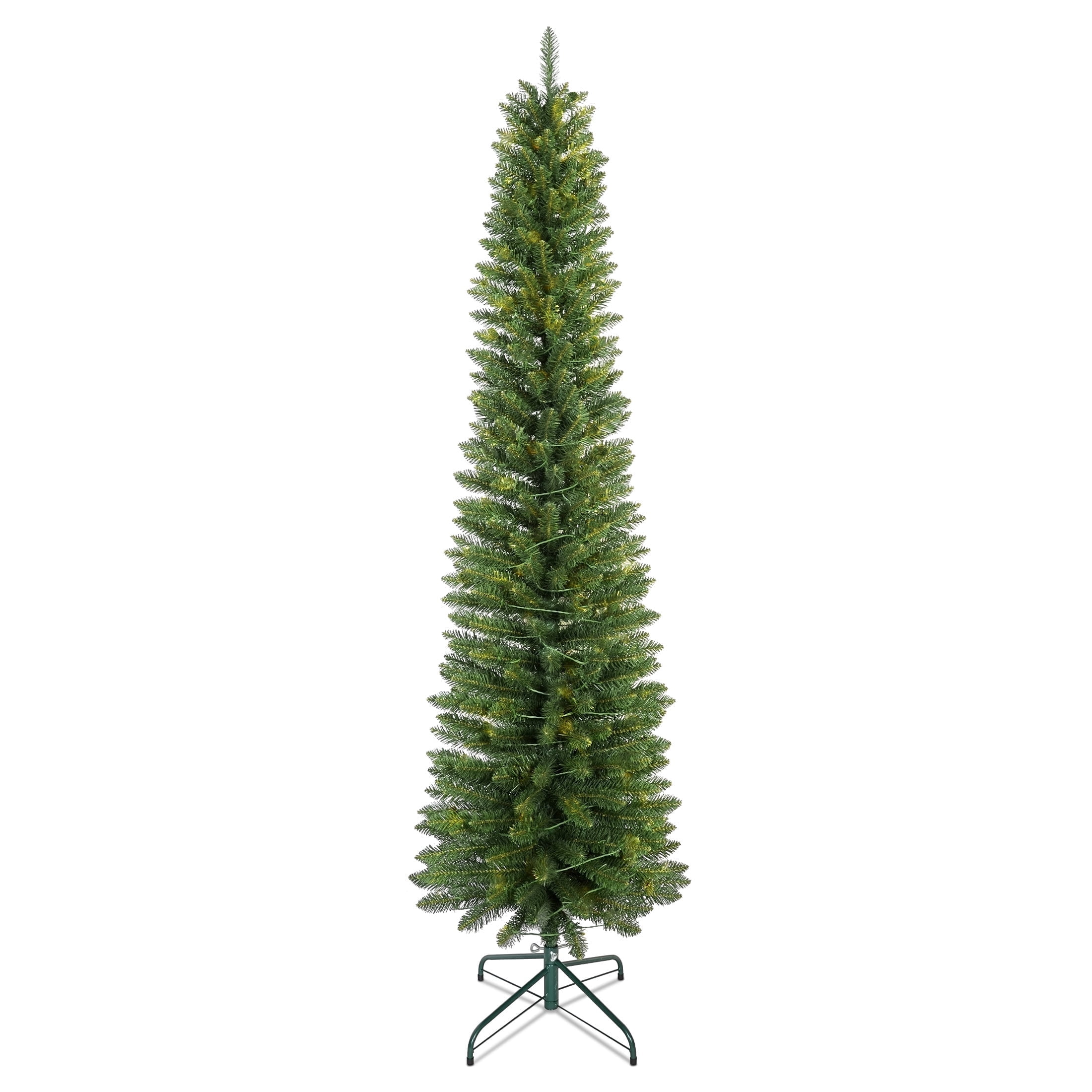 Mayhihi Unlit Pencil Xmas Tree, 6ft Premium Artificial Skinny Christmas ...