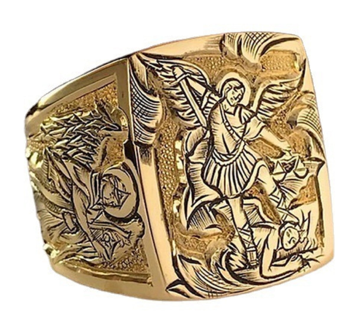 MayiaHey Angel Ring, Angel Wing Ring for Men, Ancient Greek Angel Ring ...