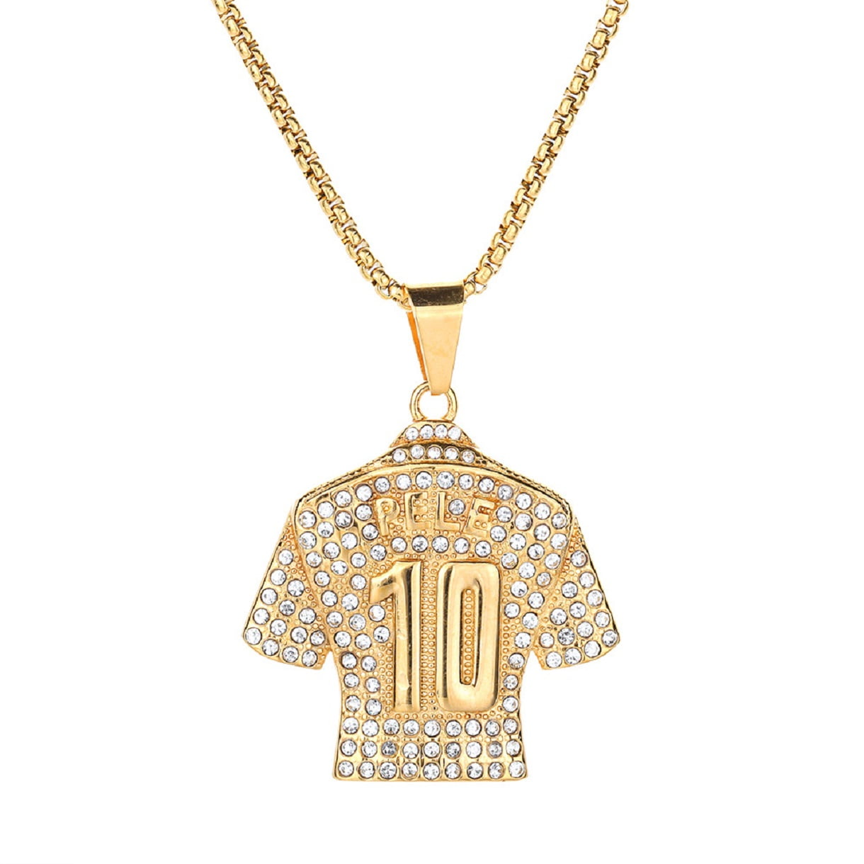 MayiaHey Number 10 Jersey Necklace, No. 10 Soccer Necklace for Men ...