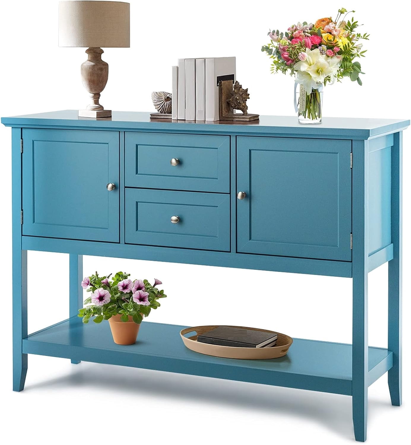 Mayjooy Buffet Sideboard, Wooden Storage Cabinet, Console Table w ...