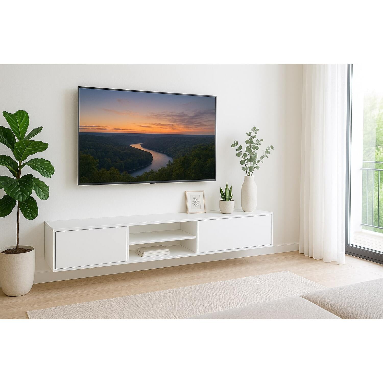 Maykoosh Classic Charm 70 inches Luxurious and Durable Floating TV ...