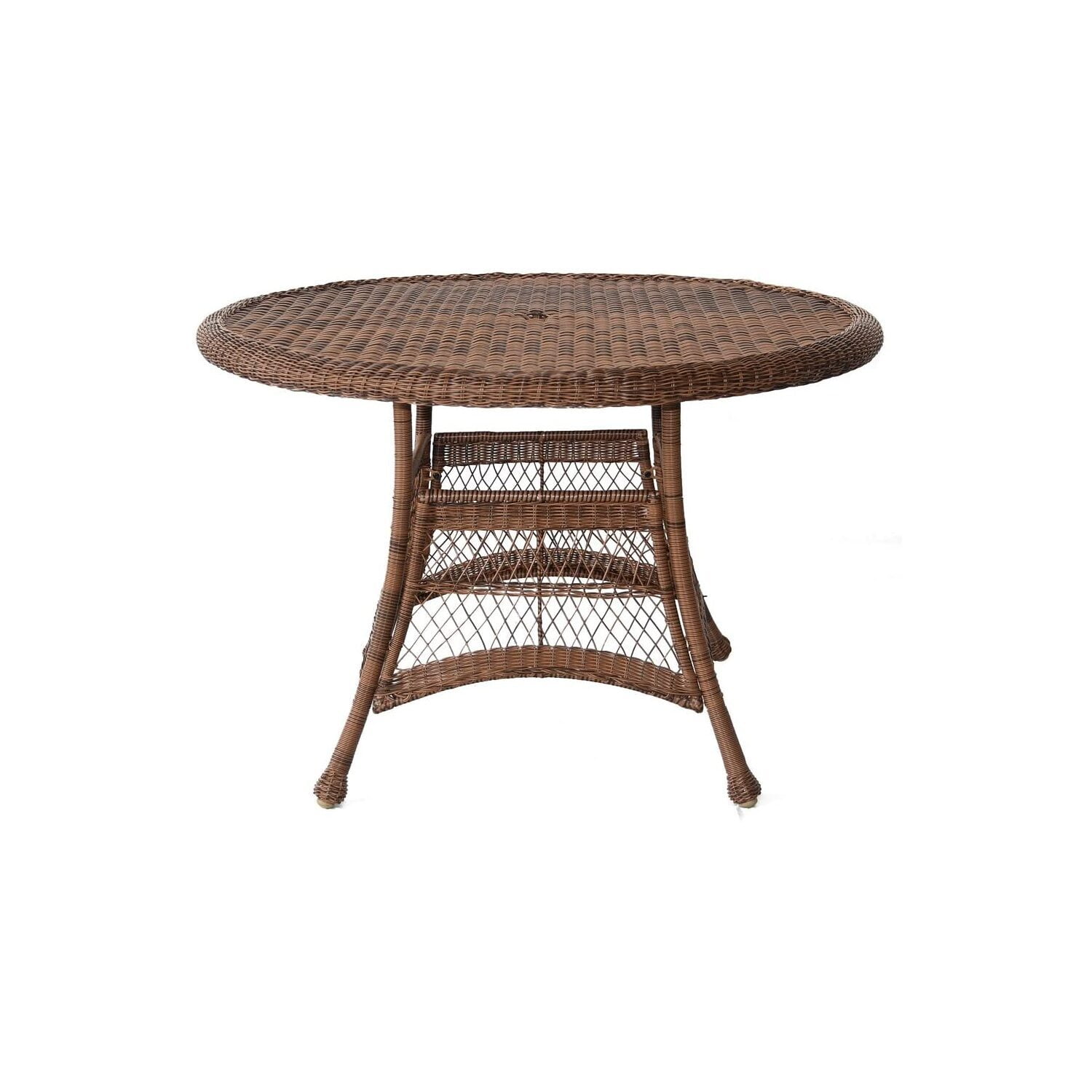 Round Outdoor Dining Table - 44" Patio Table - Fade Resistant - Elegant ...