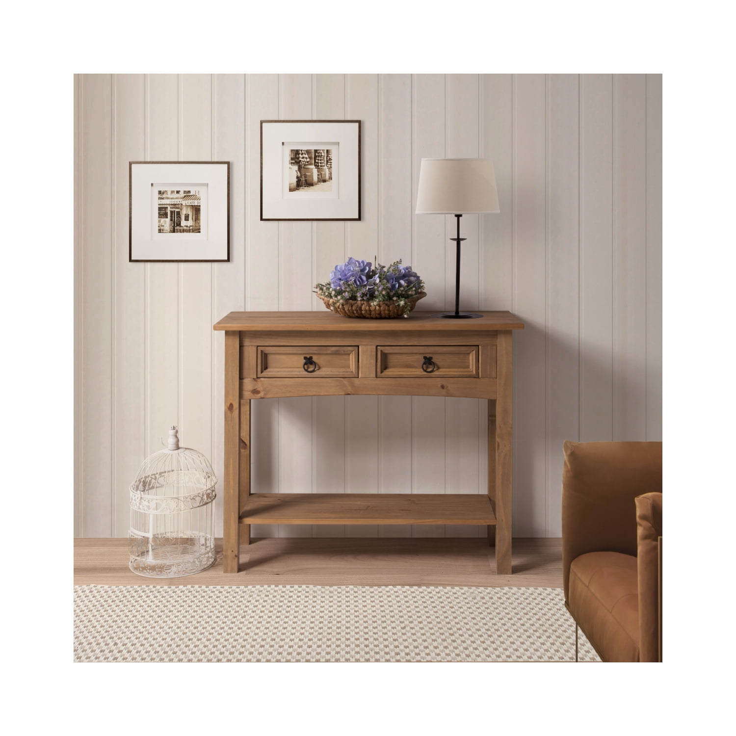Solid Wood Hall Table - Classic Comfort Cottage Style - Entryway ...