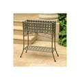 Maykoosh Elegant Escape Iron Rectangular Plant Stand, 10"D x 24"W x 30 ...