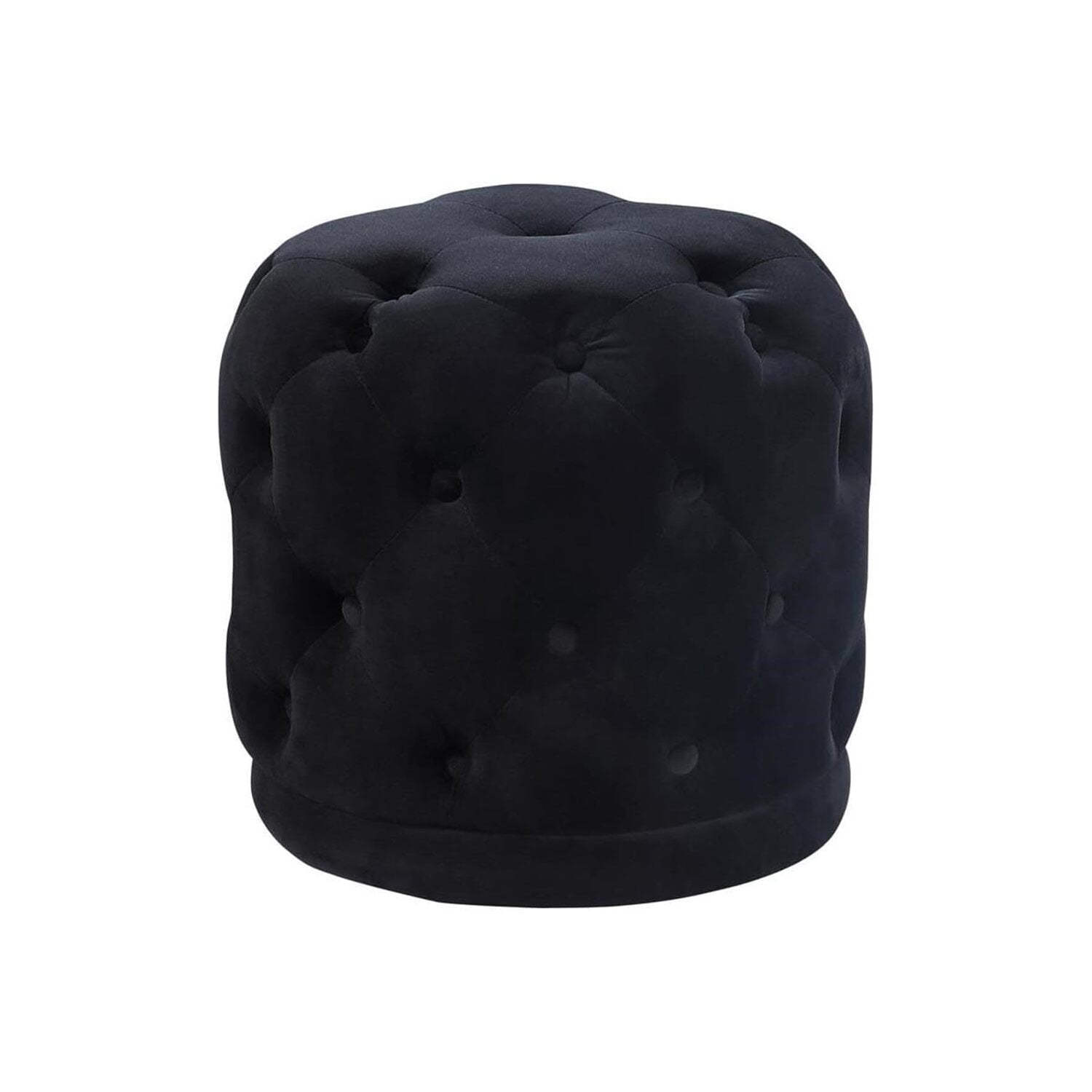 Maykoosh Elegant Escape Modern, Contemporary Velvet Upholstered Ottoman ...