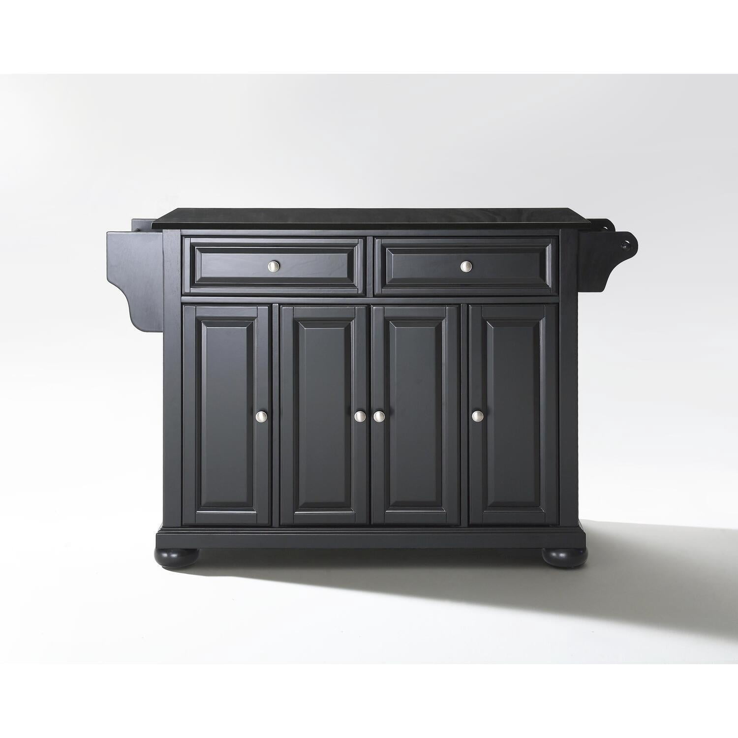 Kitchen Island Cart with Granite Top - Portable Kitchen Storage Island ...