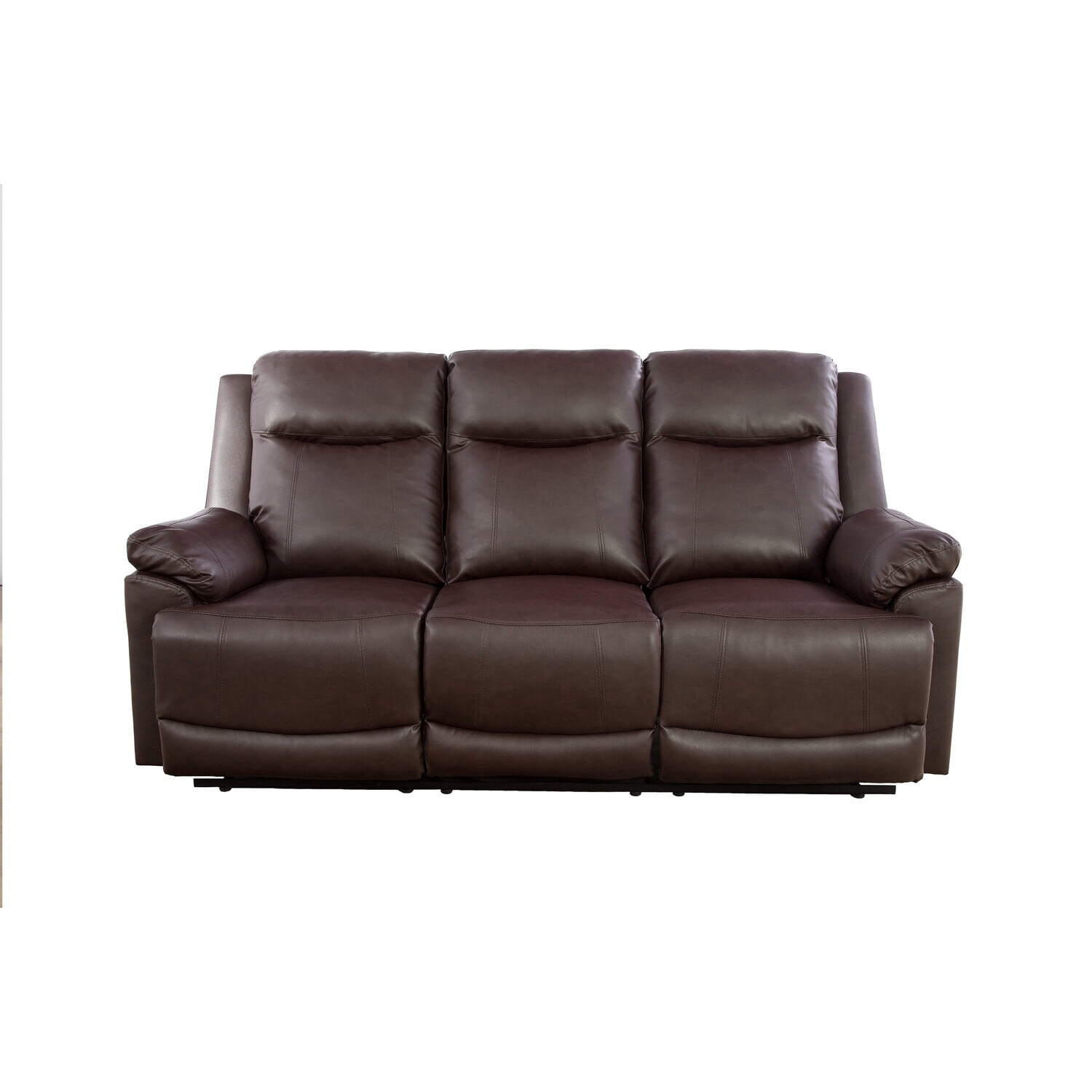 Maykoosh Industrial Revolution Furniture Faux Leather Sectional Sofa ...