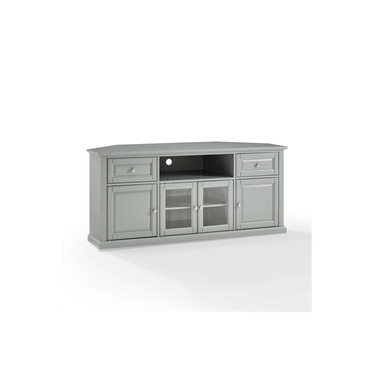 Maykoosh Island Oasis 60" Corner Tv Stand Gray - Walmart.com