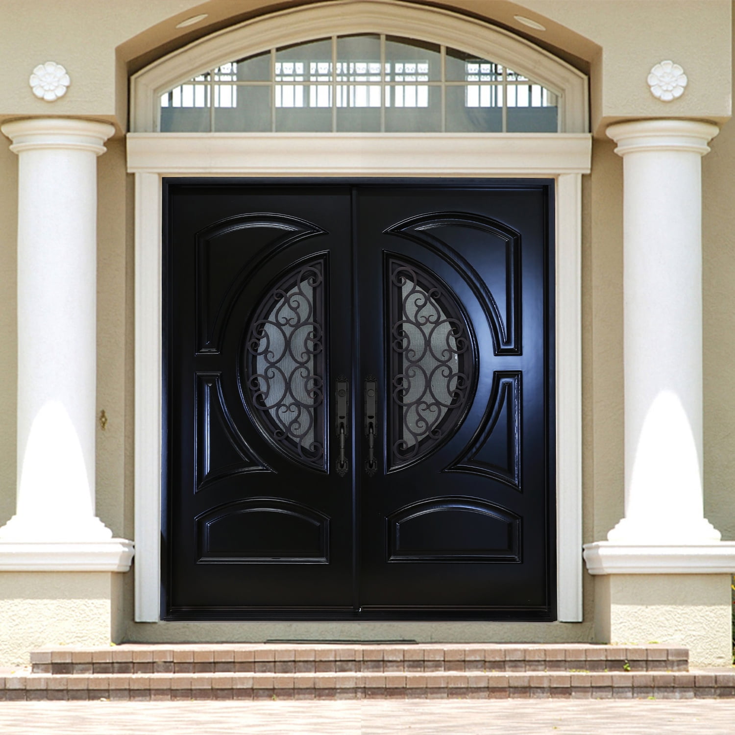 Maykoosh Medieval Majesty 72" X 80" Entry House Front Door, Wrought ...