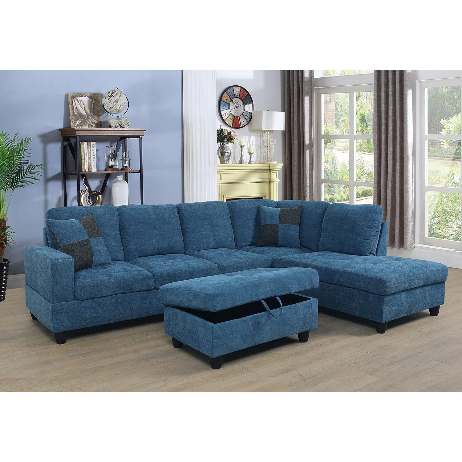 Maykoosh Modern Muse Furniture L Shape Sectional Sofa Sets With ...