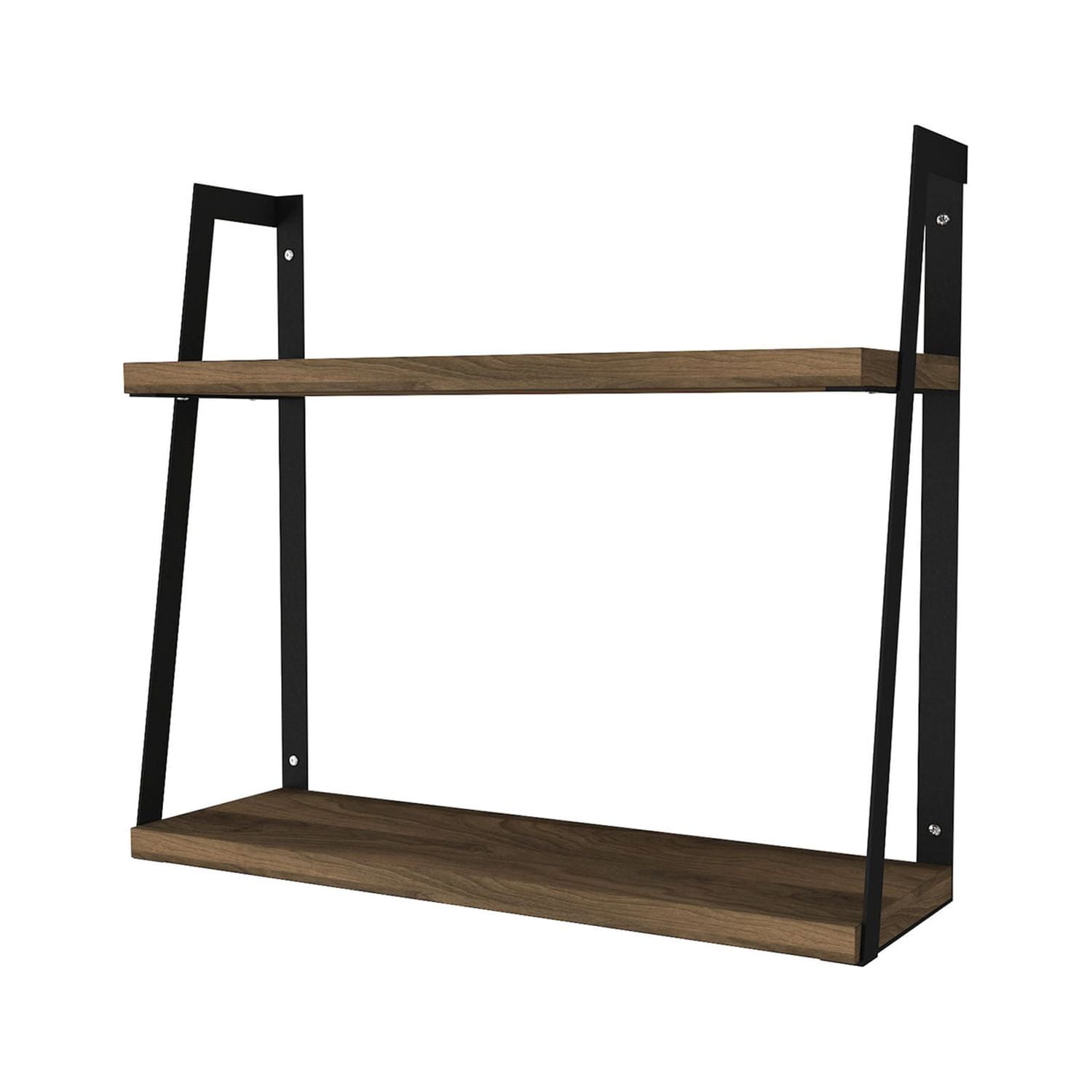 Maykoosh Mountain Majesty 18 Inch Rectangular 2 Tier Wood Floating Wall ...